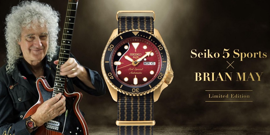Seiko 5 Sports Brian May "Red Special" SRPH80K1