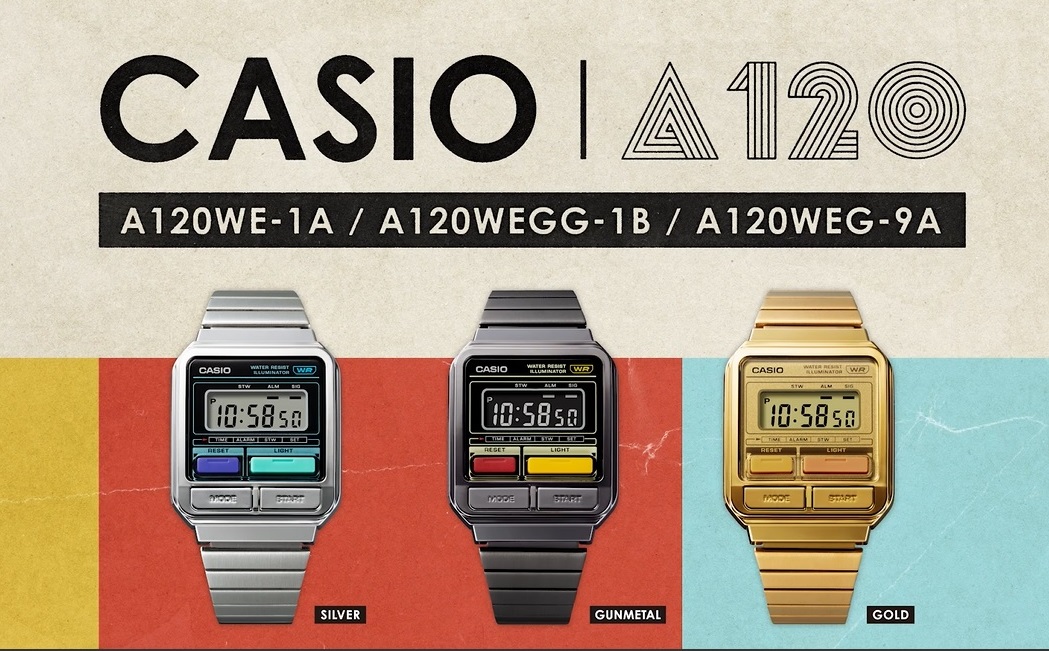 Casio Vintage A120 představení | Hodinky-365.cz