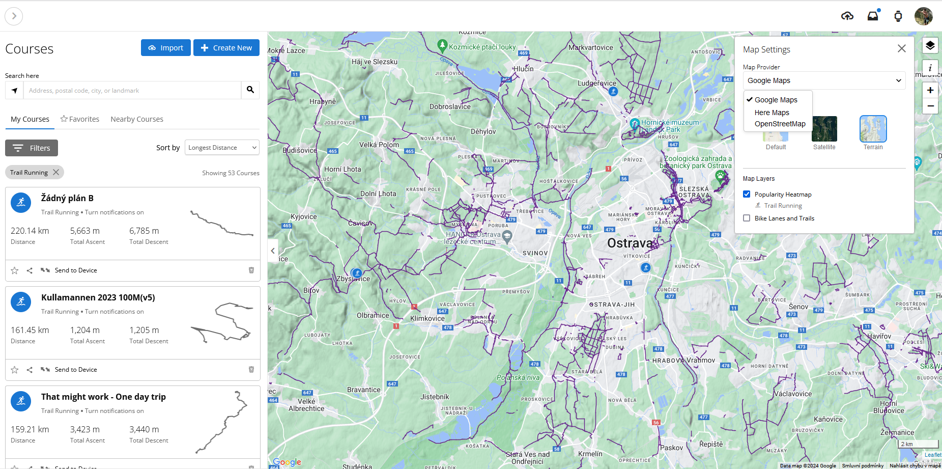 Garmin Connect – Práce s mapami a trasou | Hodinky-365.cz