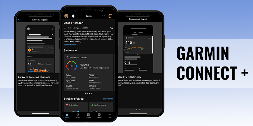 Placený Garmin Connect? Za 9 EUR získáte umělou inteligenci
