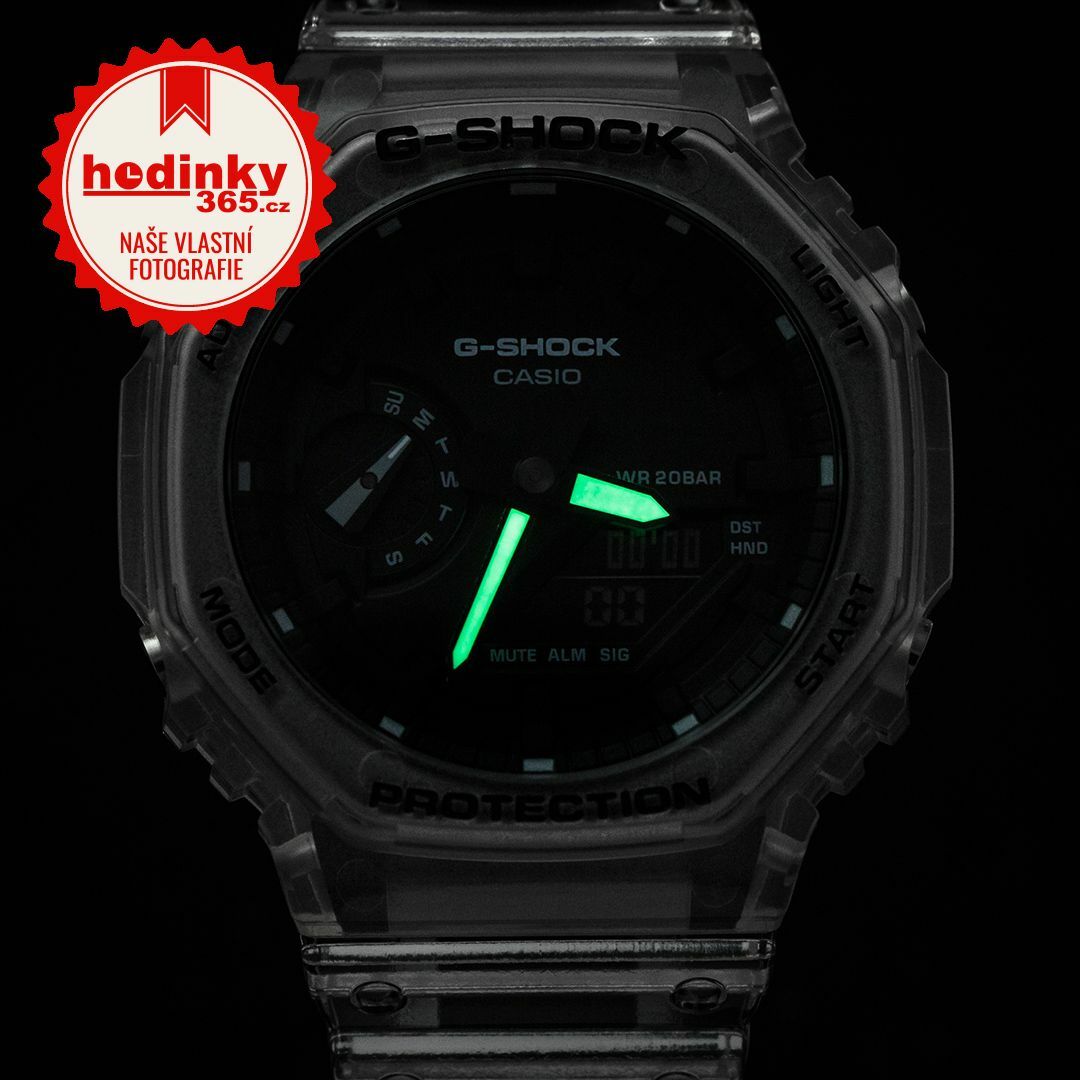 Casio G-Shock Original GA-2100SKE-7AER Skeleton Series (CasiOak ...