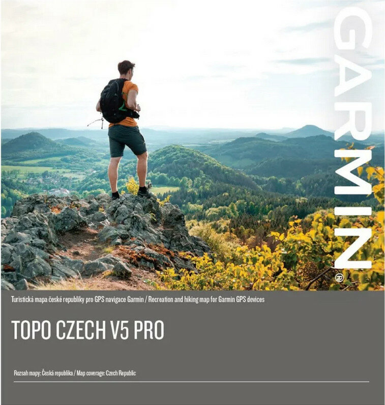 TOPO Garmin Czech V5 PRO Voucher (topografické mapy) | Hodinky-365.cz