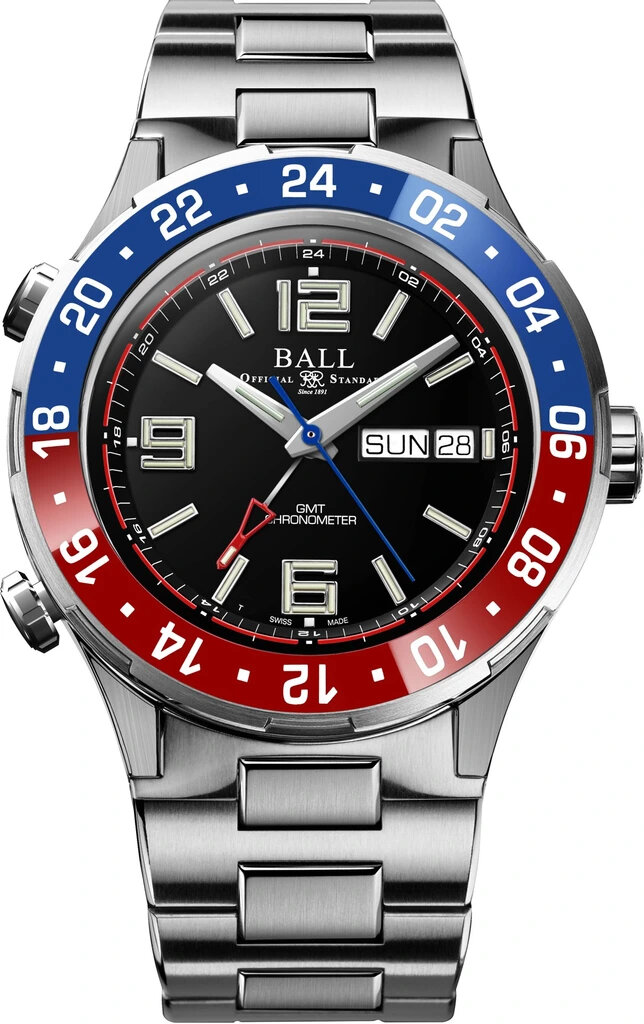Ball Roadmaster Marine Automatic GMT COSC DG3030B-S4C-BK Limited ...