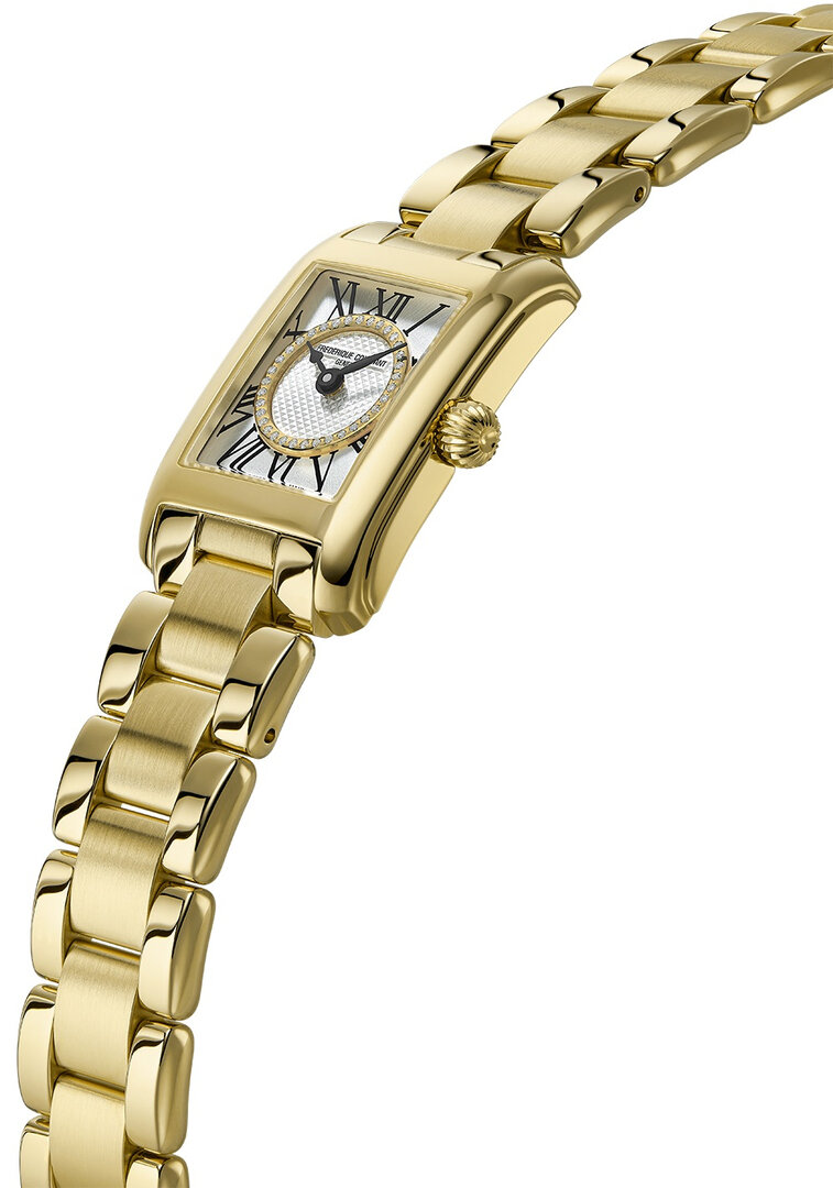 Frederique Constant Classics Carree Ladies Quartz FC-200MCDC35B ...