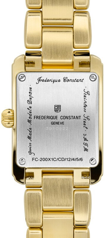 Frederique Constant Classics Carree Ladies Quartz FC-200MCDC35B ...