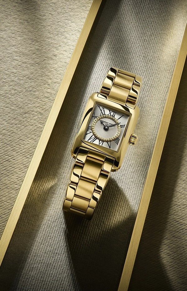 Frederique Constant Classics Carree Ladies Quartz FC-200MCDC35B ...