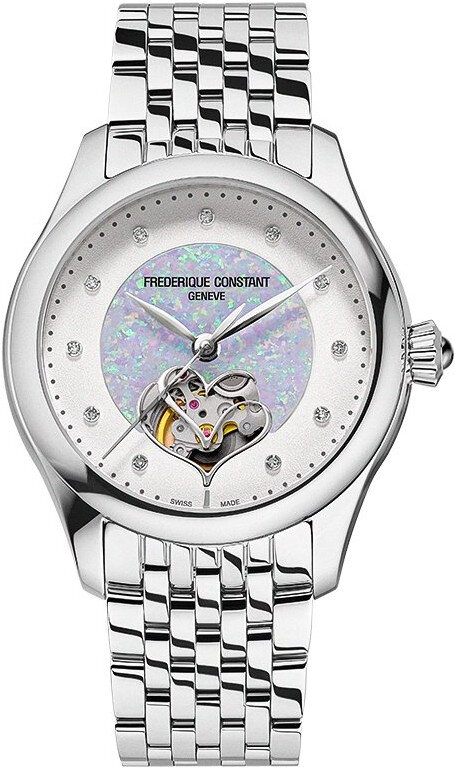 Frederique Constant Ladies Automatic Double Heart Beat FC-313OBD3B6B ...