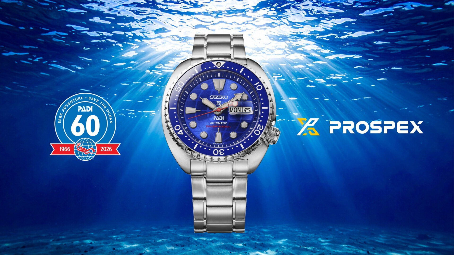 Seiko Prospex Sea Automatic HBB002K1 PADI 60th Anniversary & Seiko 10th ...